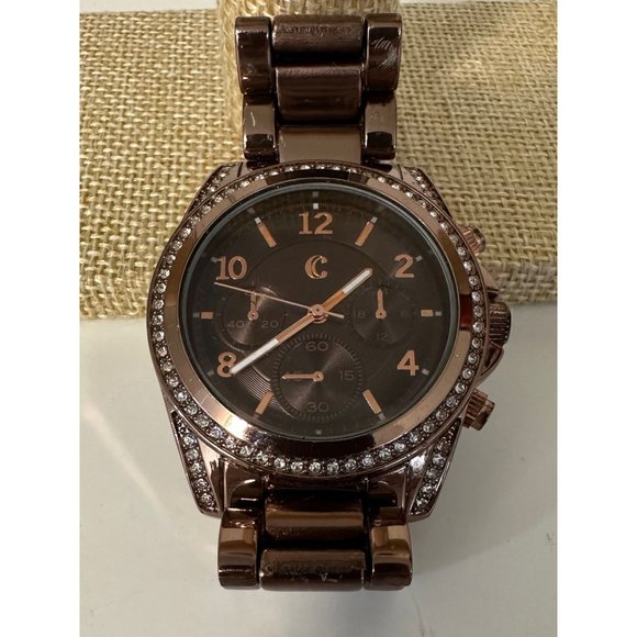 Charming Charlie | Accessories | Charming Charlie Brown Tone Jeweled ...